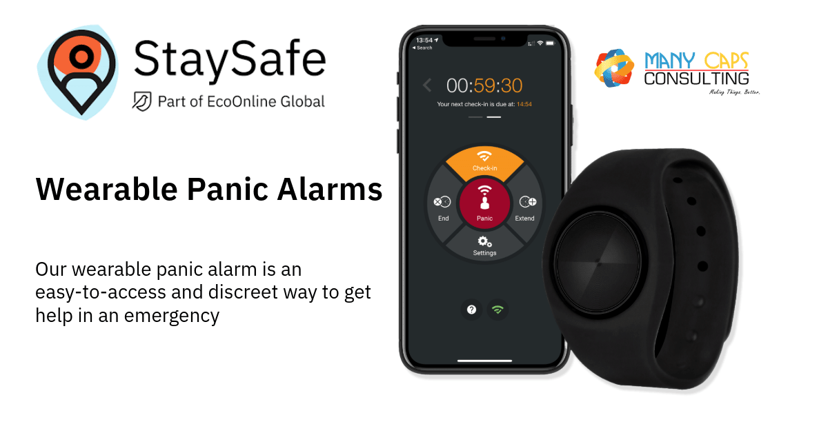 Wearable Panic Alarms | StaySafe V.BTTN Lone Worker Solution